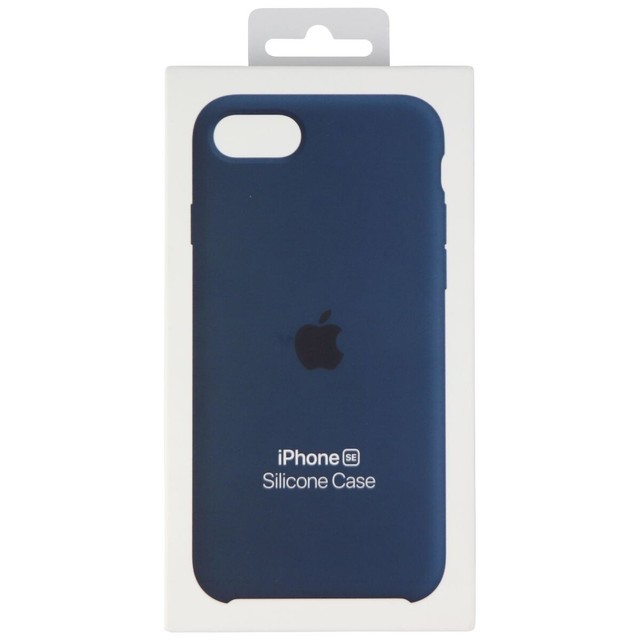 Apple Silicone Case with MagSafe for iPhone SE 3rd Gen. - Abyss Blue ...