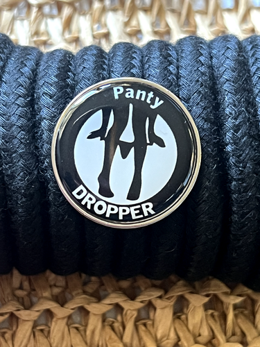 Enamel Panty Dropper Pin Funny Fashion Jewellery Accessory Brooch ...