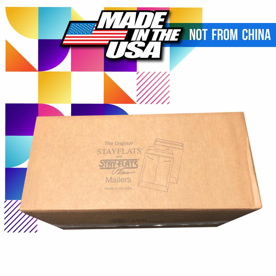 10 Stay Flat Rigid Cardboard Mailers 9.75x12.25" Brown Self Seal Made ...