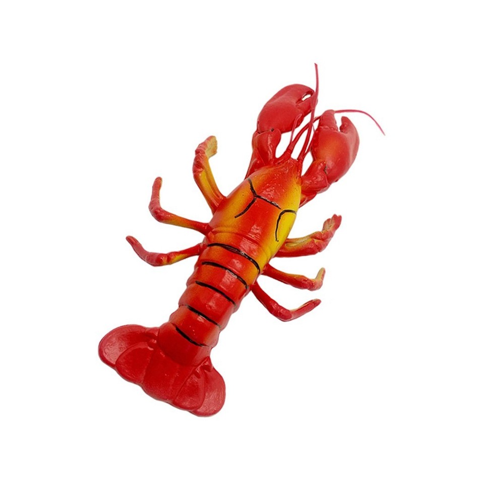 Animals Emulated Shrimp Artificial Big Decoration Decors Fake For ...