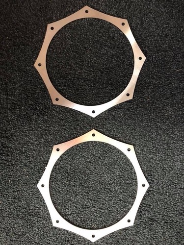 Pair of Stainless Exhaust Trim Rings For 3” Exhaust. | eBay