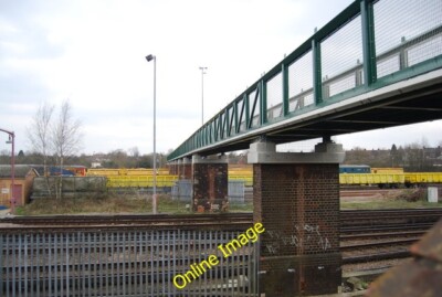 Photo 6x4 Footbridge over the railway line Tonbridge c2013 | eBay UK