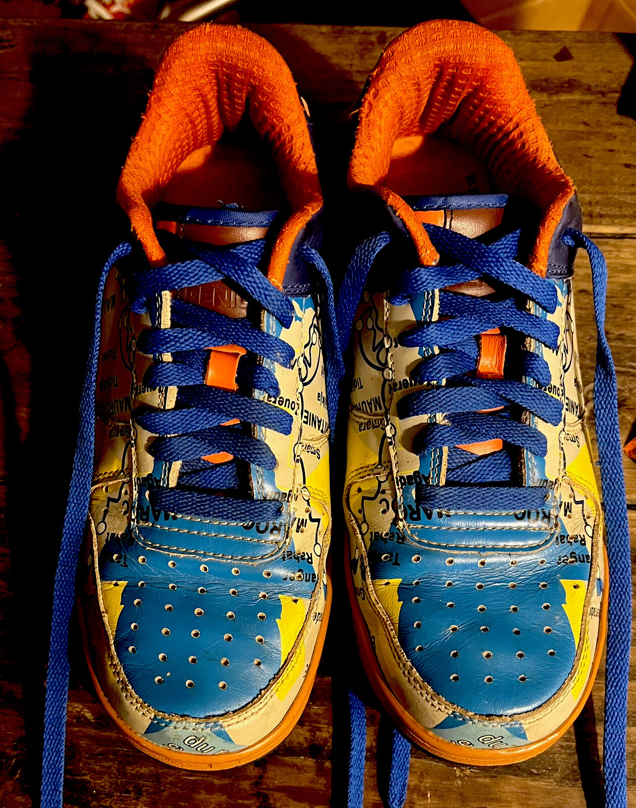 Greedy Genius Primo Map Sneakers Rare - Gem