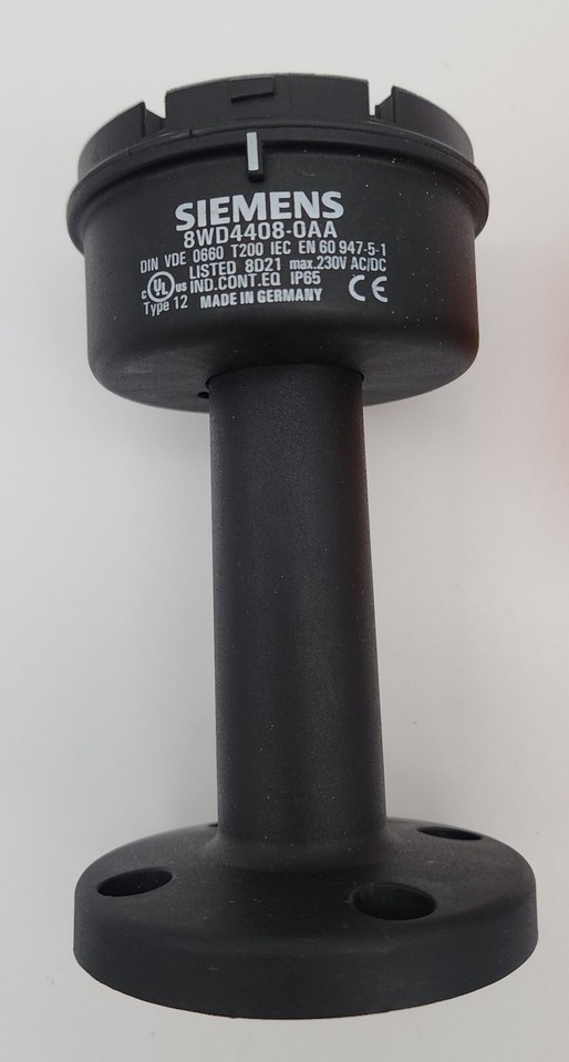 Siemens 8WD4408-0AA Signal Stack Light 8WD4400-1AD, 1AC, 1AB with Bulbs ...