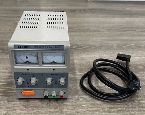 Elenco DC Power Supply Model: XP-605 w/ Power Cord Tested & Working | eBay