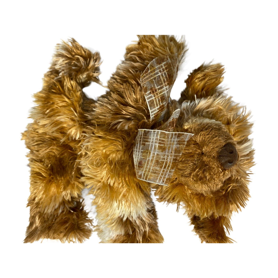 Gund TAFFY 12" DOG Plush TERRIER Stuffed Animal Puppy Tan 13051 Floppy ...