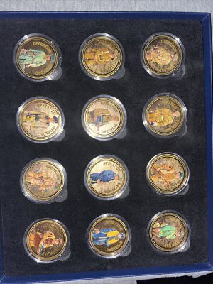 Mint Edition Westminster Collection D-Day Collection Gold Plated Coins ...