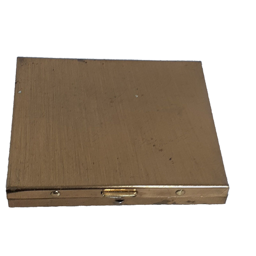 Compact Square 2.75x2.75 Inch 7cm Gold Tone with Mirror and Puff ...