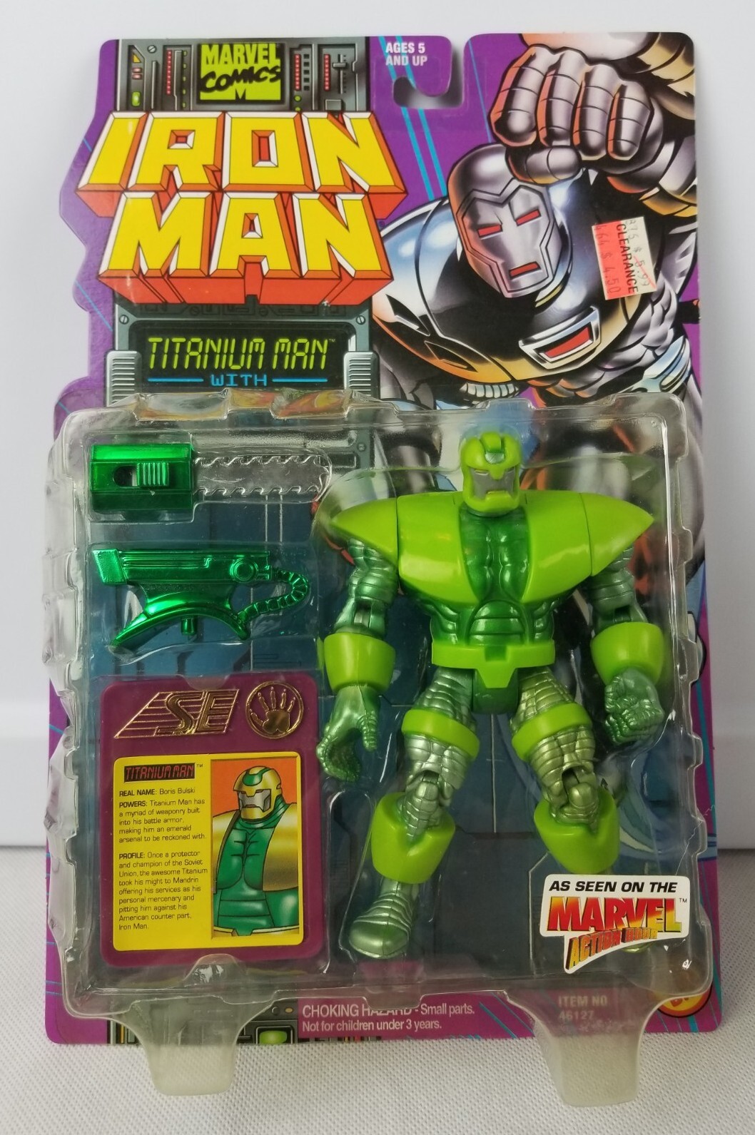 Marvel Comic Iron Man Titanium Man Action Figure 1995 NIB Item #46127 ...