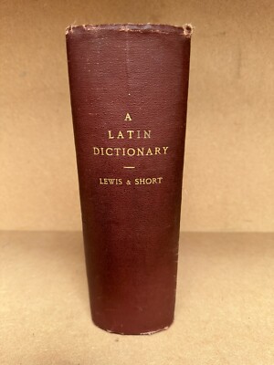 A Latin Dictionary Lewis & Short c1879 ID110 | eBay UK