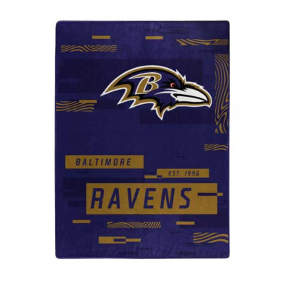 Baltimore Ravens NFL 60" x 80" Plush Throw Blanket Northwest Company | eBay