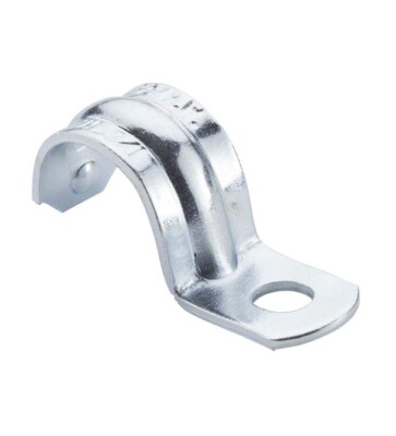 1/2" 1 Hole Steel Halex type IMC/Rigid Snap-on Conduit Pipe Strap 100 ...