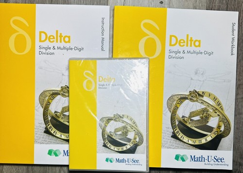 Math-U-See Delta Instruction Manual, Student Workbook, And DVD Lessons Complete | eBay