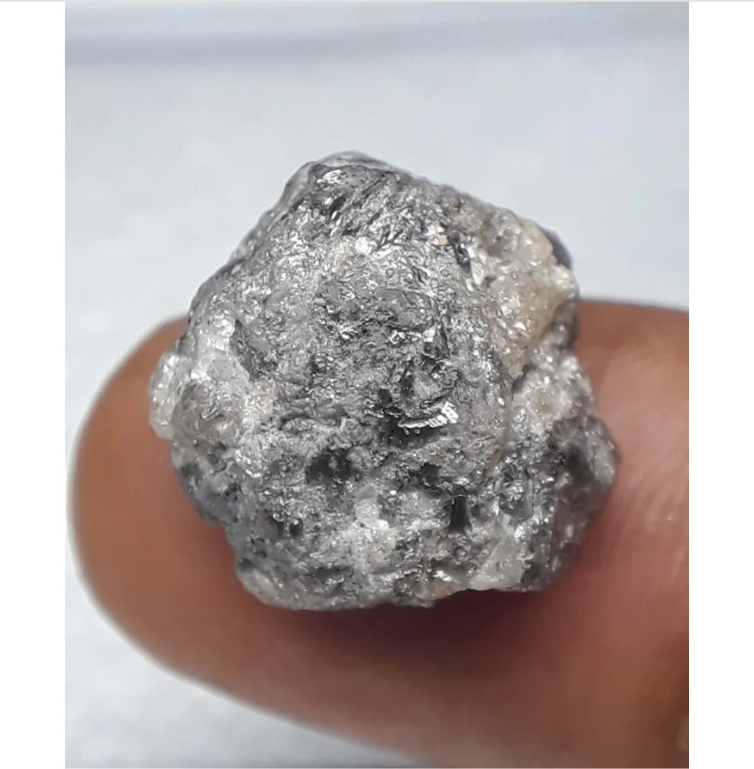15.45 Ct, Natural Big Size Light Gray Color Rough Diamond, Uncut Raw ...
