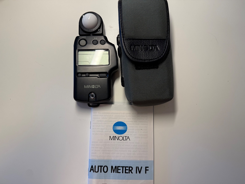 MINT Condition Minolta AUTOMETER IV F Flash Light Exposure Meter with ...