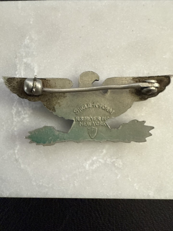 WW2 MARINE CORPS COLONEL NAVY CAPTAIN WAR EAGLE INSIGNIA - NS Meyer | eBay