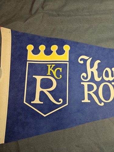 Kansas City ROYALS pennant Blue likely from 1969 12"X30" Pre-MLB Logo ...