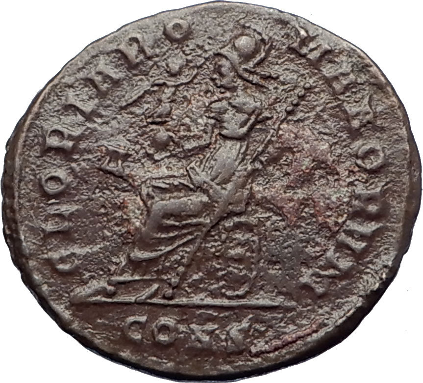 CONSTANTINE I the GREAT 327AD Ancient Roman Coin ROMA Very rare i73352 ...