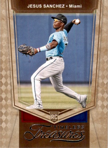 2021 Panini Chronicles Timeless Treasures Jesus Sanchez Rookie Miami ...