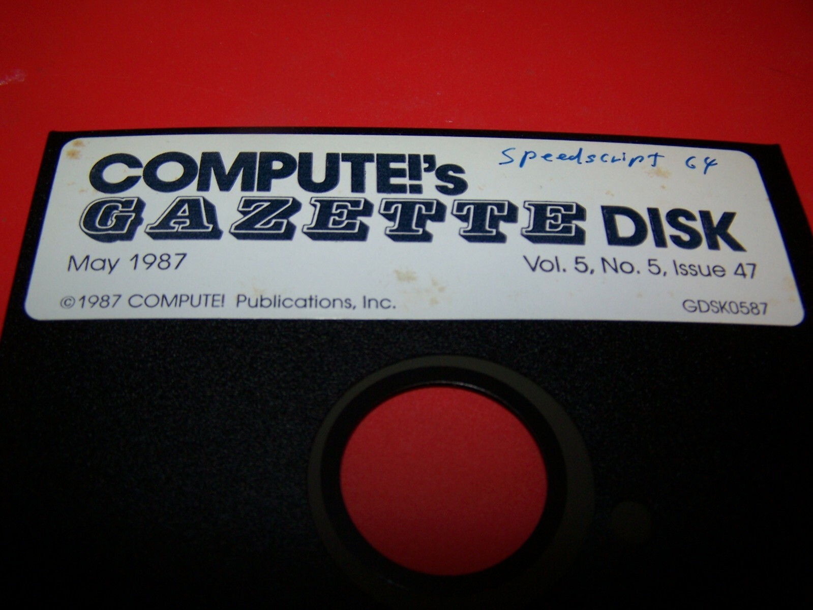 Lot of 2 Compute's Gazette Disks from 1987 for Commodore 64 | eBay