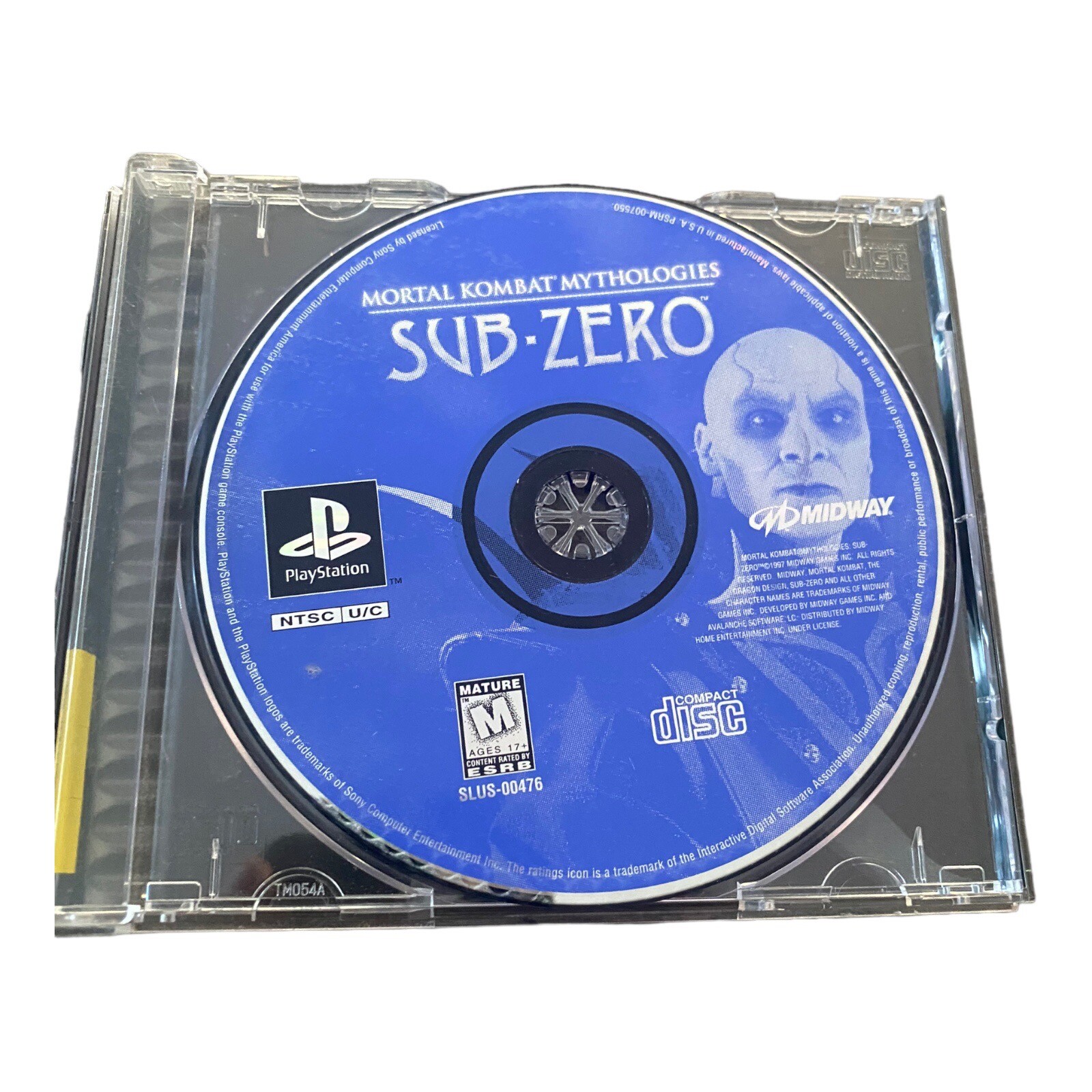 Mortal Kombat Mythologies: Sub Zero (Sony PlayStation 1, 1997) PS1 ...