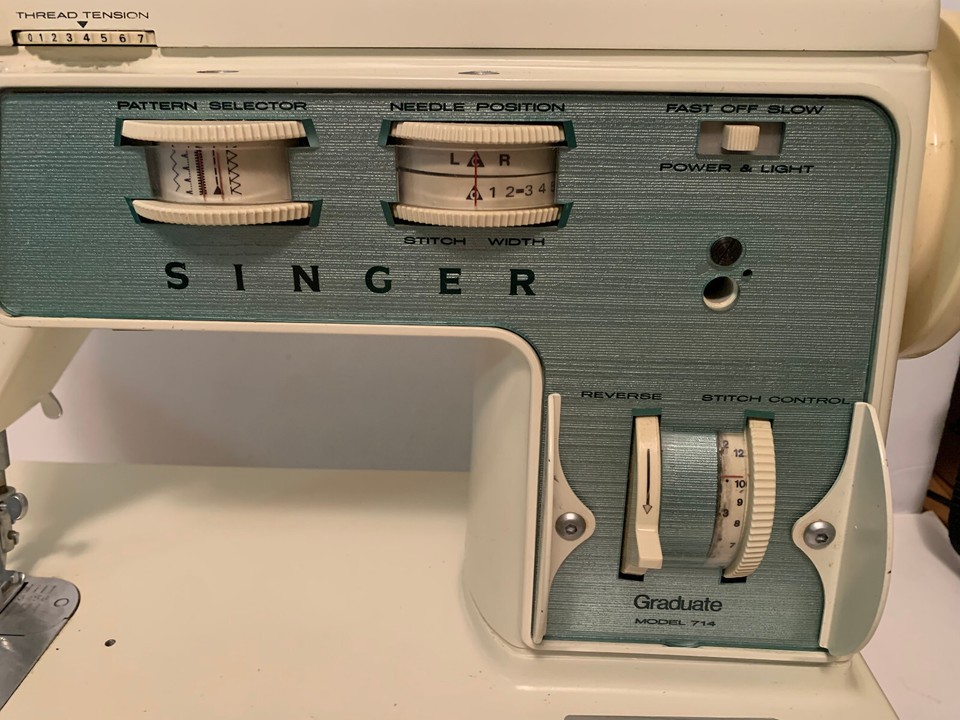 Vintage Singer Graduate Model 714 Sewing Machine | eBay