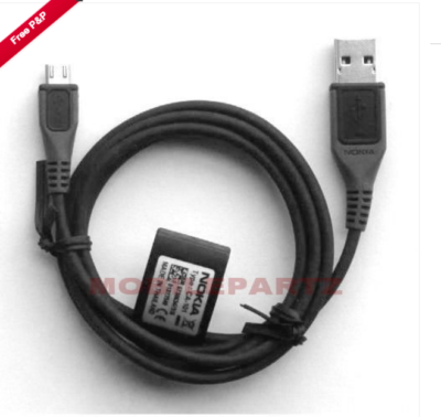 Genuine Nokia USB Data / Charge Cable for Nokia C1 C2 C3 C5 C6 C7 N8 X2 ...