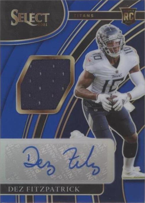 2021 Panini Select - Rookie Signature Memorabilia Dez Fitzpatrick #RSM ...