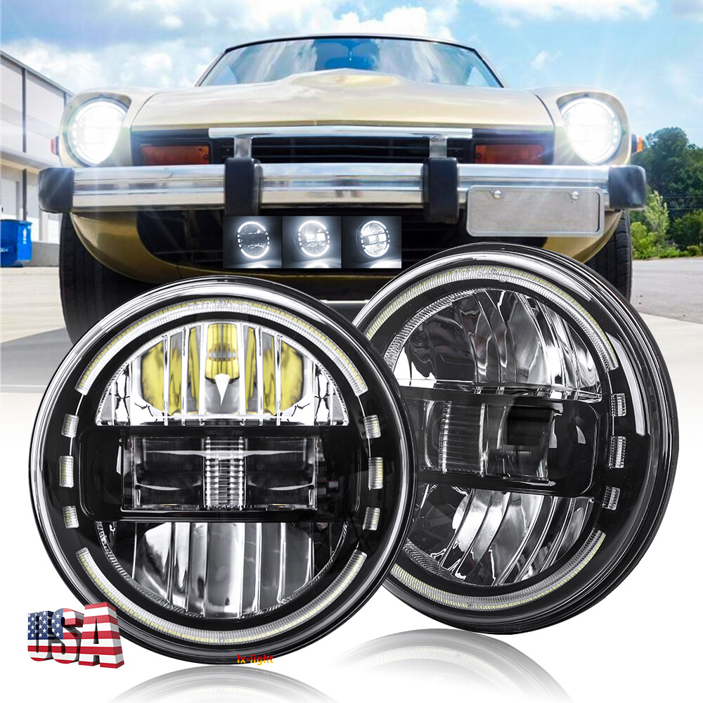 Newest for Datsun 240Z 260Z 280Z 280ZX 1970-83 2X 7" Led Round ...