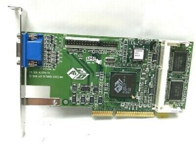 ATi 3D RAGE PRO 43203 4MB AGP Video Card Part No:109-43200-10 Ver. 2.0 ...