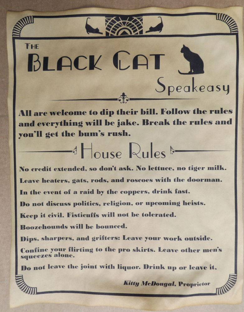 Speakeasy Signs Posters