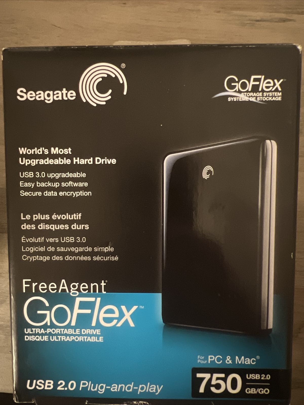Seagate FreeAgent GoFlex 750 GB,External,5400 RPM (STAA750100) Hard ...