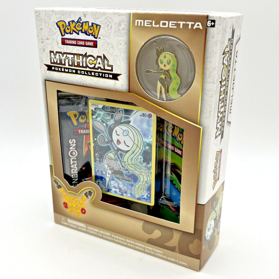 Pokémon TCG Generations Mythical Collection MELOETTA Pin Box * FACTORY ...