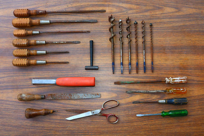 LOT Vintage Mix Screw Driver Machinist tools some USA Unusual Weird ...