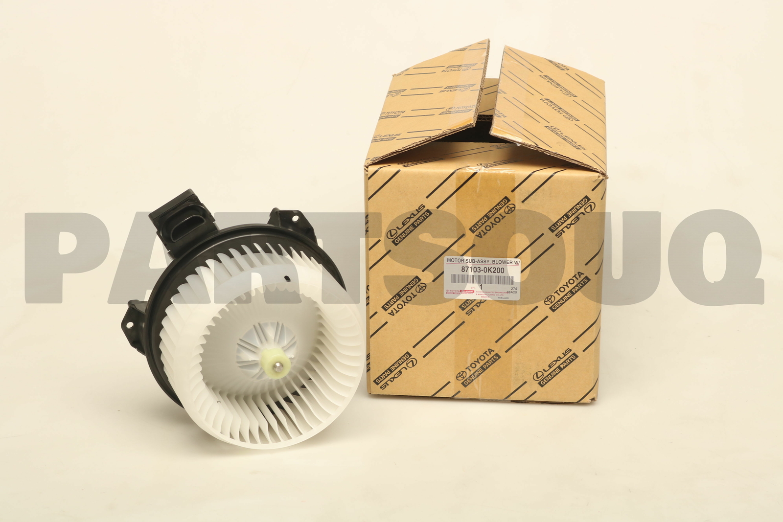 871030K200 Genuine Toyota MOTOR SUB-ASSY, BLOWER W/FAN 87103-0K200 | eBay