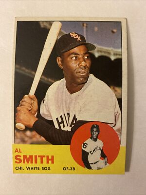 1963 Topps Baseball Al Smith Chicago White Sox Card #16 | eBay