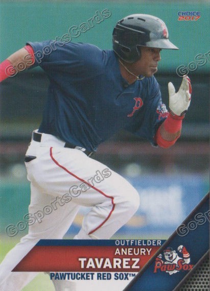 2017 Pawtucket Red Sox Aneury Tavarez RC Rookie Boston | eBay