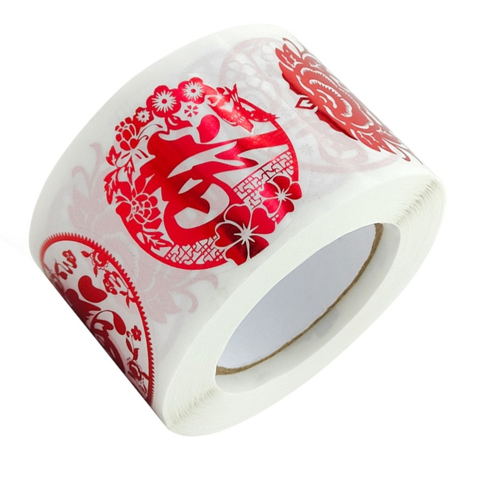 1 Roll of Spring Festival Adhesive Tapes Self-adhesive Stickers for New ...