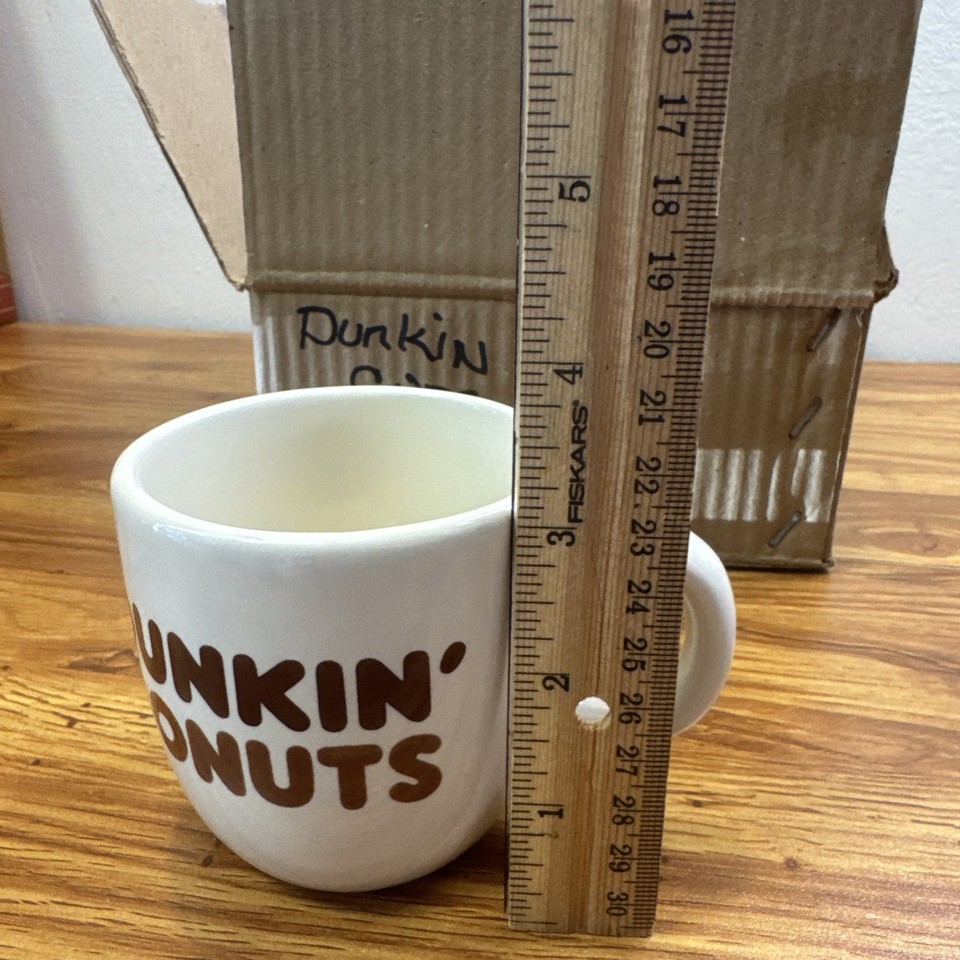 NIB 6 Vintage 1970s Dunkin Donuts Coffee Mugs Ceramic Rego Restaurant ...