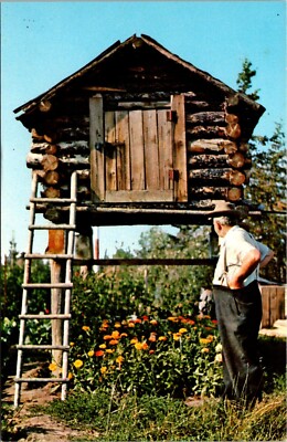 Food Storage Cache at Ft Yukon, Alaska Chrome Postcard Unposted | eBay