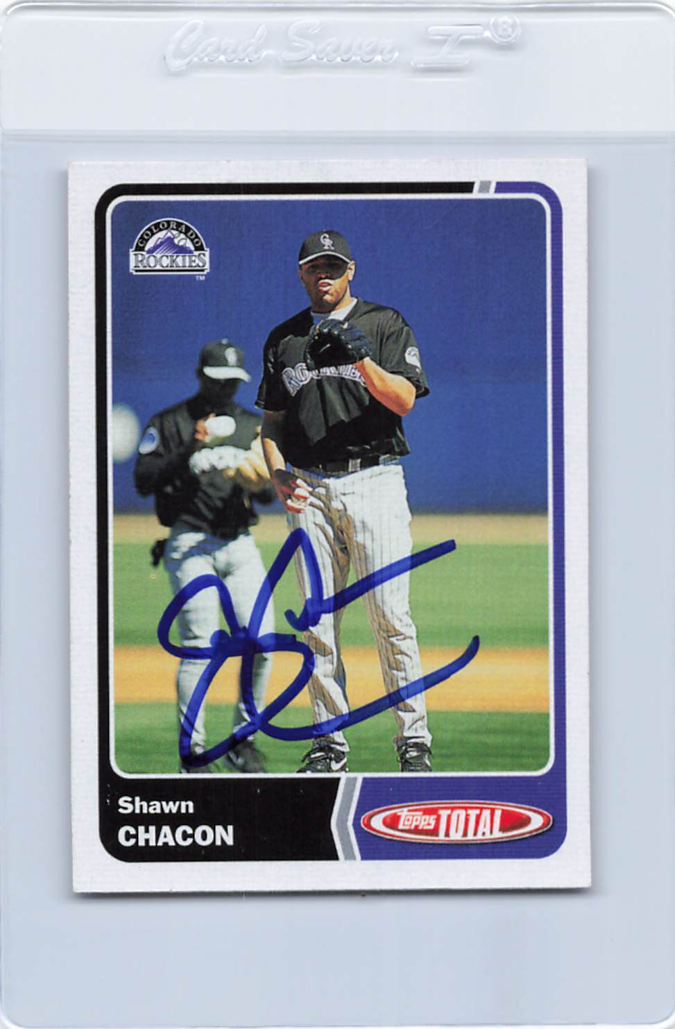 2003 Topps Total #92 Shawn Chacon Rockies Signed Auto *J1954 | eBay