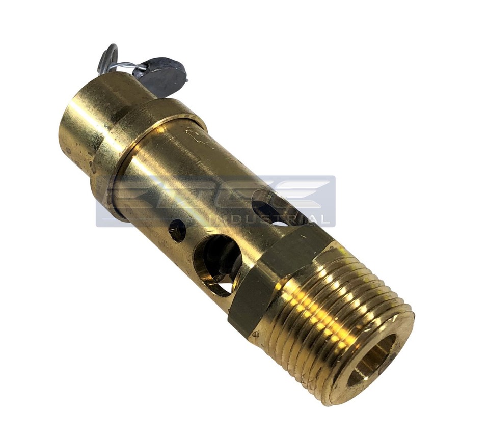 150 PSI BRASS SAFETY RELIEF POP OFF PRESSURE VALVE, COMPRESSOR, TANK, 3 ...
