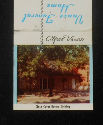 1950s Vance Funeral Home Gilfred Vance 1424 So. 50th Avenue Cicero IL ...