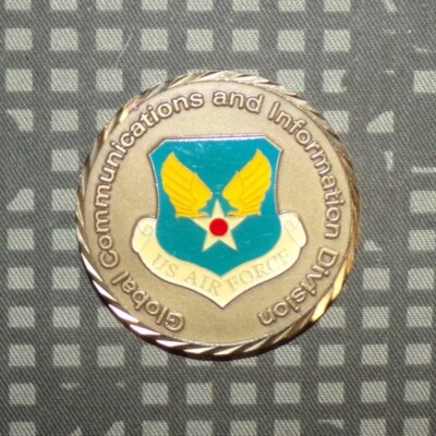 Original USAF Air Force Command And Control & ISR Center Challenge Coin ...