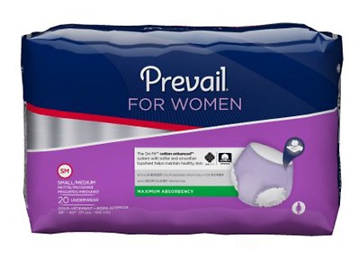 80 Adult Absorbent Underwear Prevail® for Women Pull On, Size Small ...
