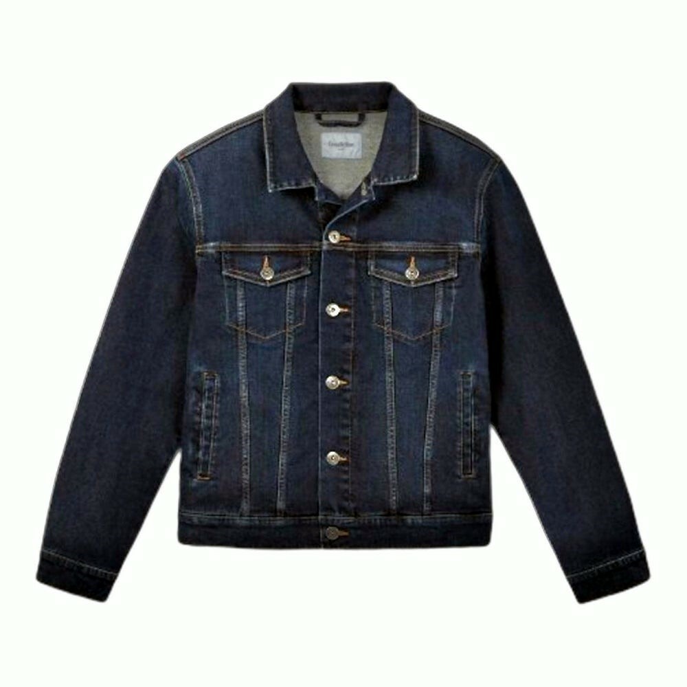 Men's Trivia Trucker Jacket - Goodfellow & Co. Dark Blue S | eBay