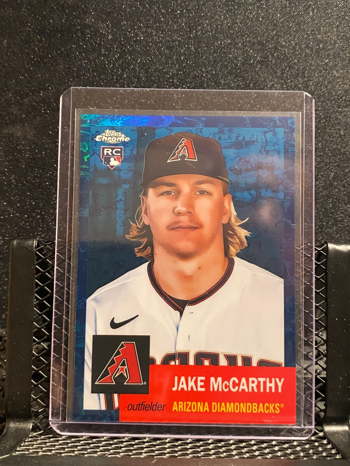 Jake McCarthy (RC) 2022 Topps Chrome Platinum - Toile White/Blue # 56/ ...