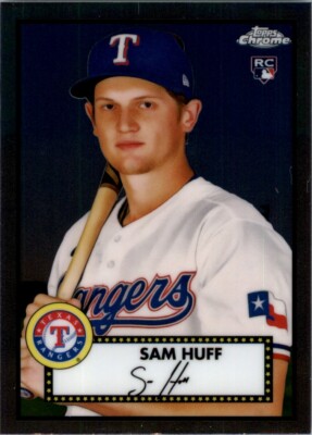 2020 Topps 206 Autographs Sam Huff RC Down East Wood Ducks #NNO | eBay