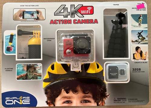 Explore One 4K Action Camera with WiFi Bundle- Brand New | eBay