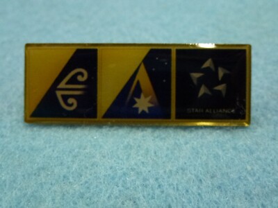 Ansett Airlines, Air New Zealand & Star Alliance Composite Pin (Postage ...